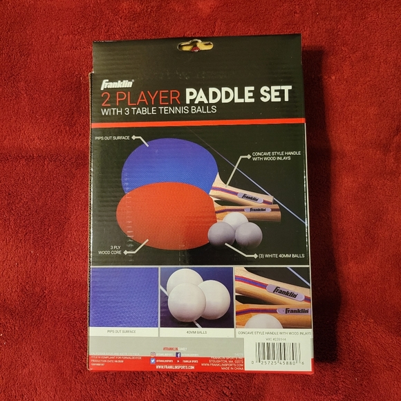 Franklin | Games | Franklin Sports 2 Player Table Tennis Ball Set ...